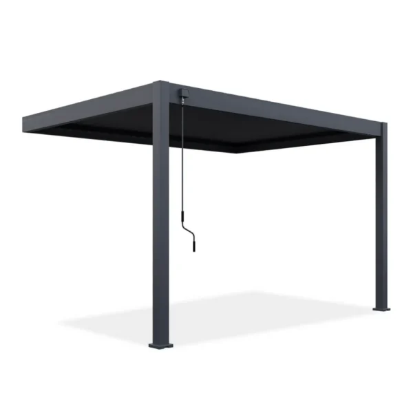 Pergola tarasowa przyścienna aluminiowa NORDVIC Skyline LED